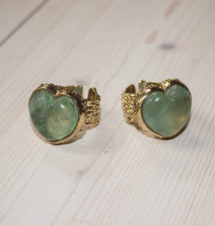 Rio ring brass fluorite | WOS