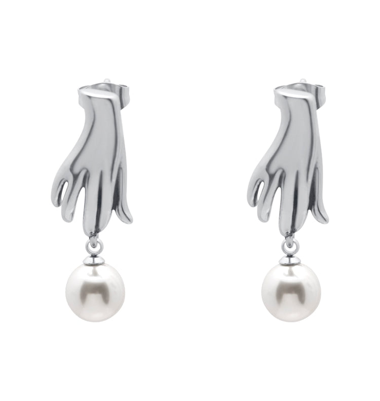 Yrla earrings silver | WOS