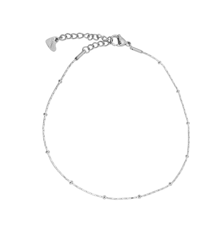dots foot chain silver | WOS