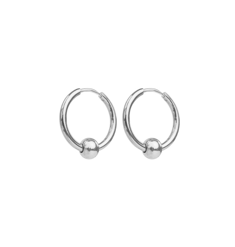 Drop hoops silver | WOS