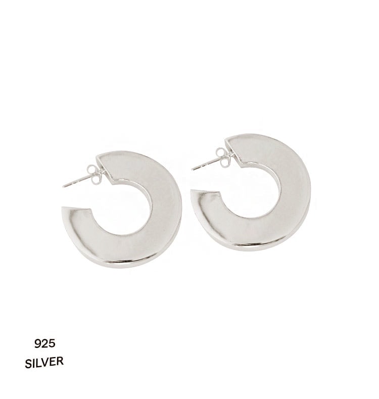 Tora hoops 925 silver | WOS